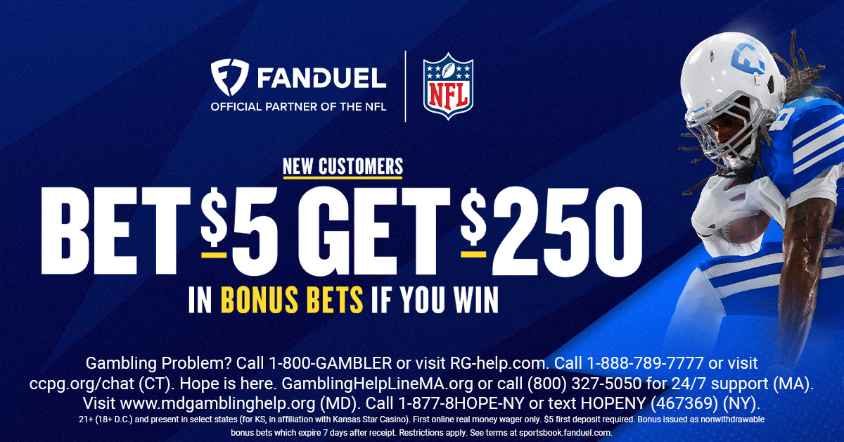 FanDuel Promo Code: Bet $5 Get $250 in Bonus Bets on Packers vs Vikings