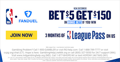 NBA League Pass Promo Code: Get Three Free Months When you Bet on the NBA tonight with FanDuel