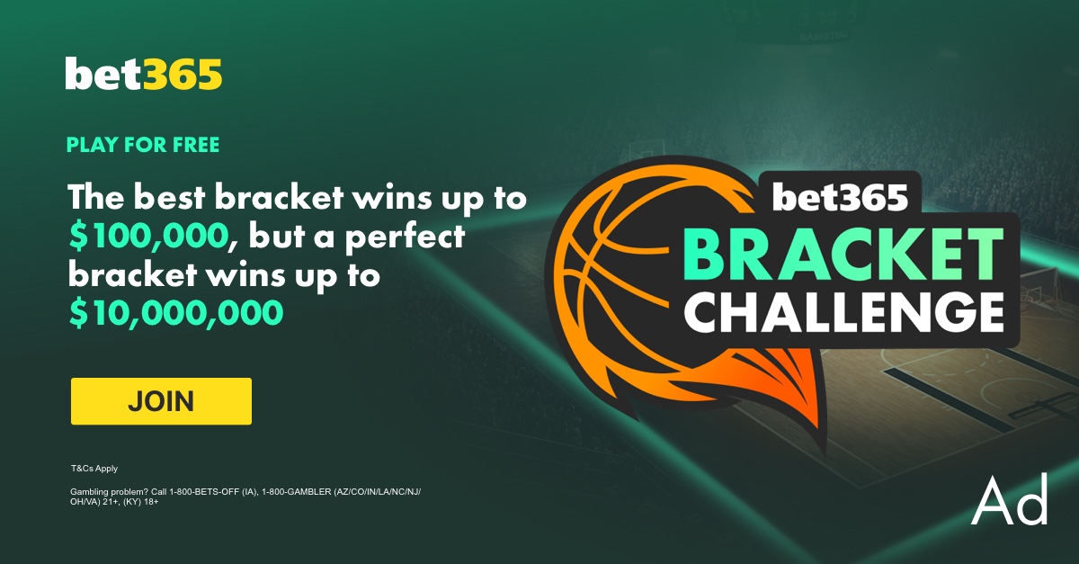 bet365 Bracket Challenge: Win up to $10 Million for the Perfect March Madness Bracket | Oddschecker